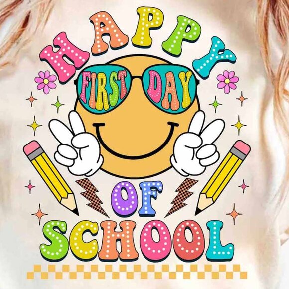 Unbranded | Shirts | Happy First Day Of School Teacher First Day Shirt ...
